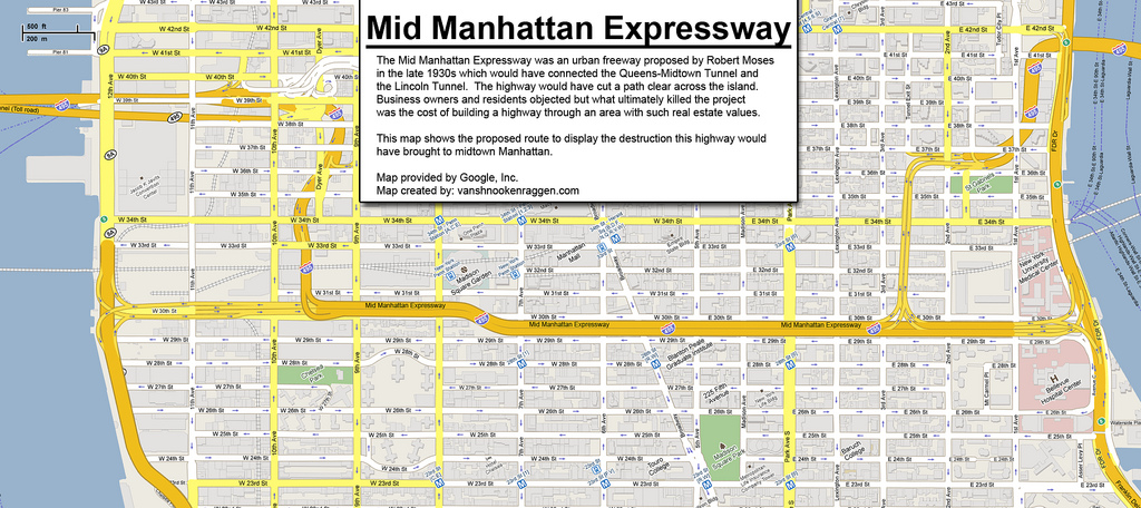 Mapping the Never-Built Highways of NYC from Robert Moses and Others ...
