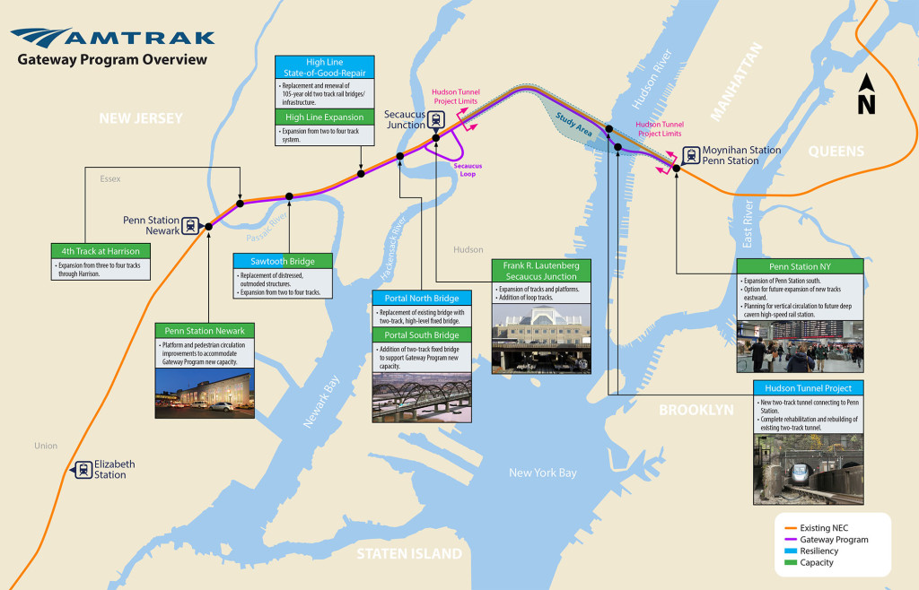 Amtrak Estimates Penn Station and Hudson River Tunnel Projects Will ...