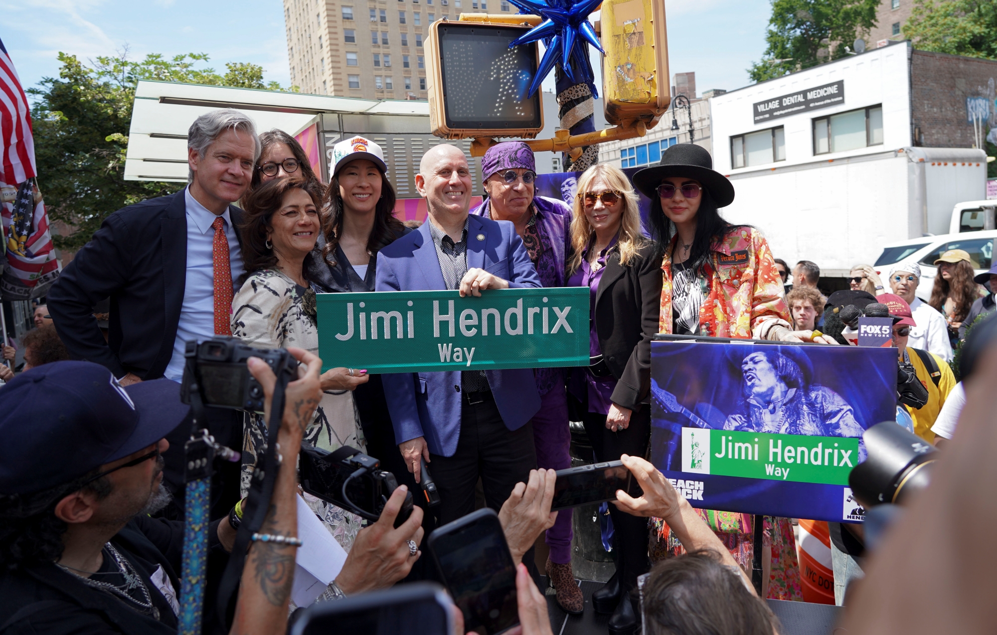 Greenwich Village block co-named for Jimi Hendrix