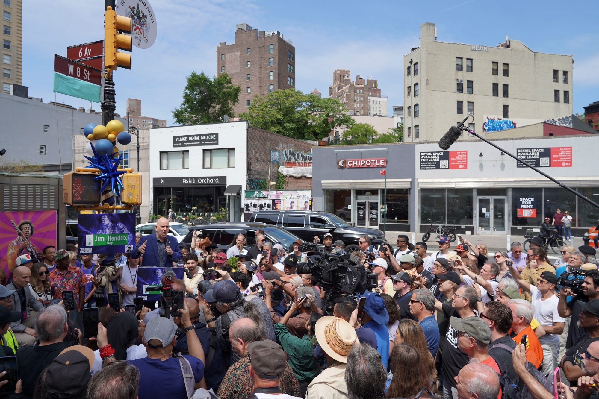 Greenwich Village block co-named for Jimi Hendrix