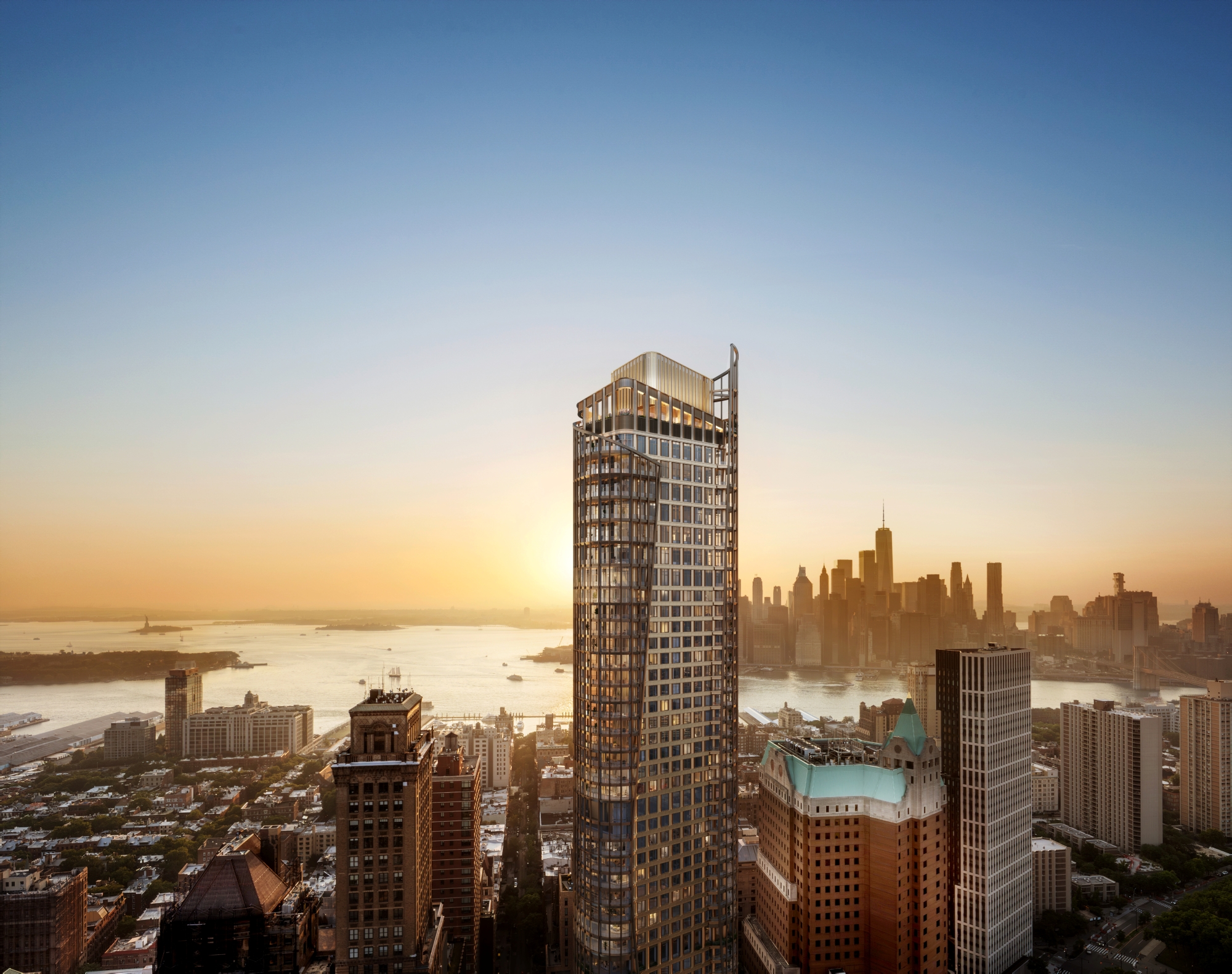 50-story Brooklyn Heights mixed-use tower with 136 apartments and a ...